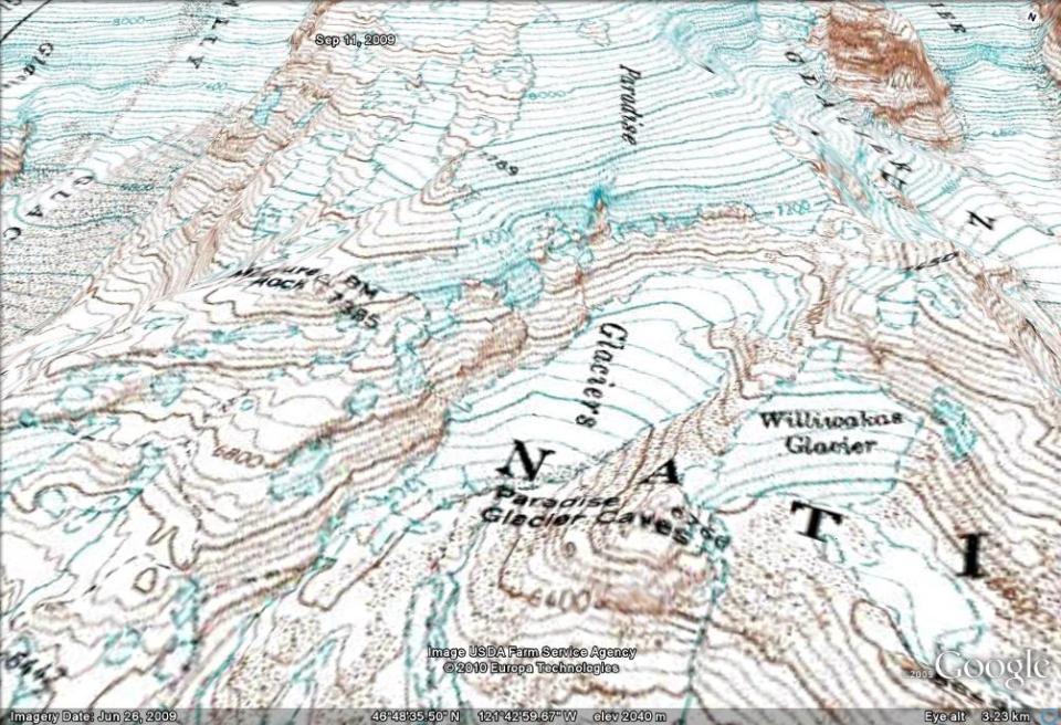 Paradise Glacier Ice Caves Lost – From a Glaciers Perspective