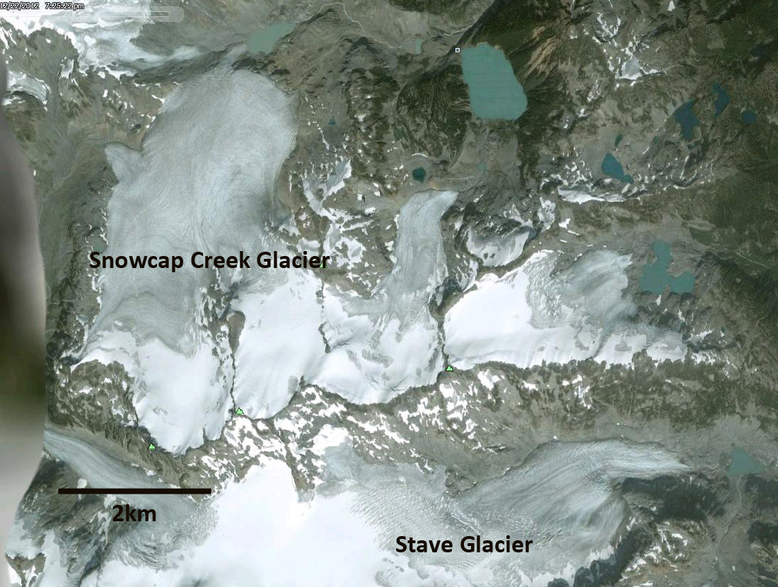 Snowcap Creek Glacier Retreat, British Columbia – From a Glaciers ...